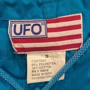 UFO | Pants | Vintage Ufo Bubble Pants Blue Parachute Cargo Hip Hop ...